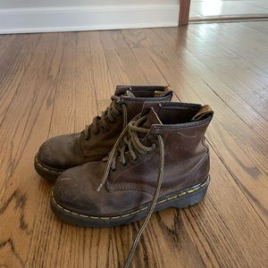 Dr. Martens | Shoes | Doc Marten Vintage Brown Platform Boots Airwalk ...